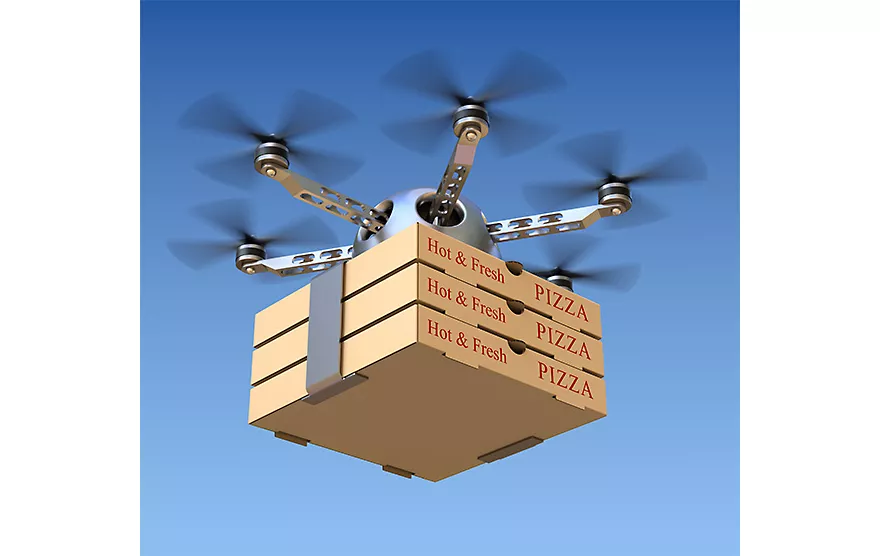 Autonomous drone technology store