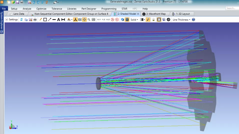 Layout James Webb Space Telescope