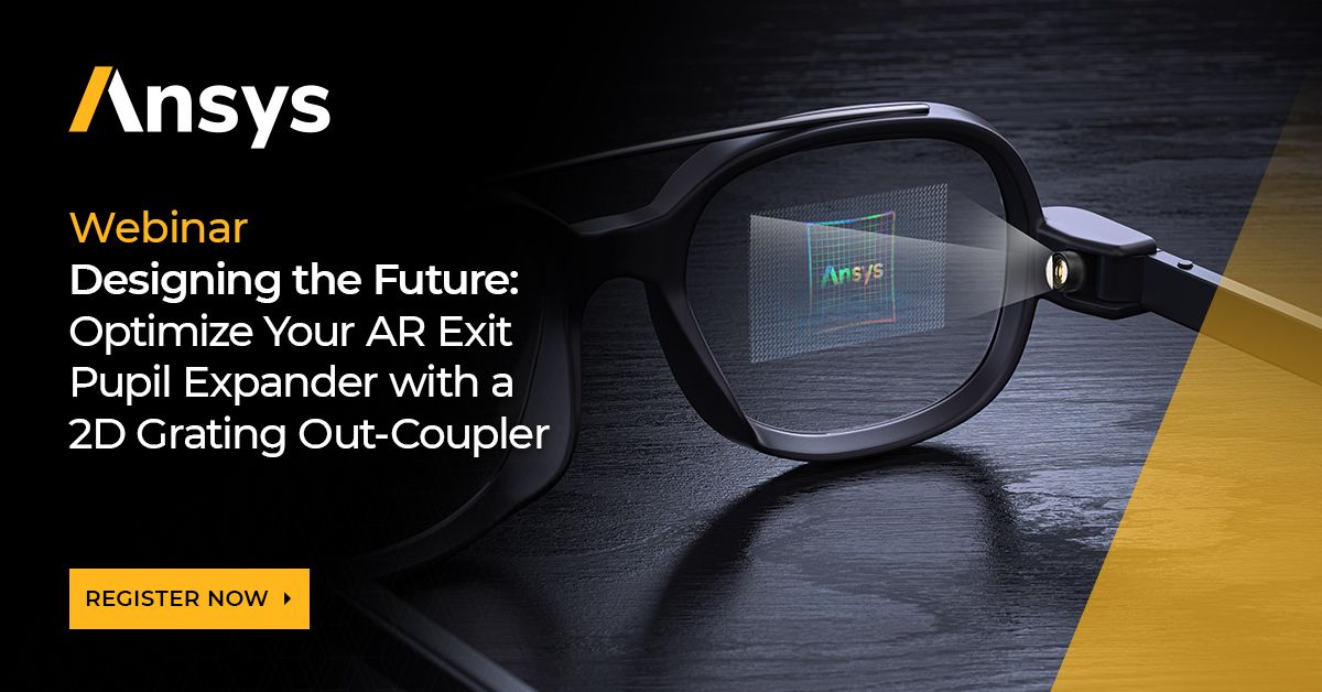 Designing the Future: Optimize Your AR Exit Pupil Expander with a 2D ...