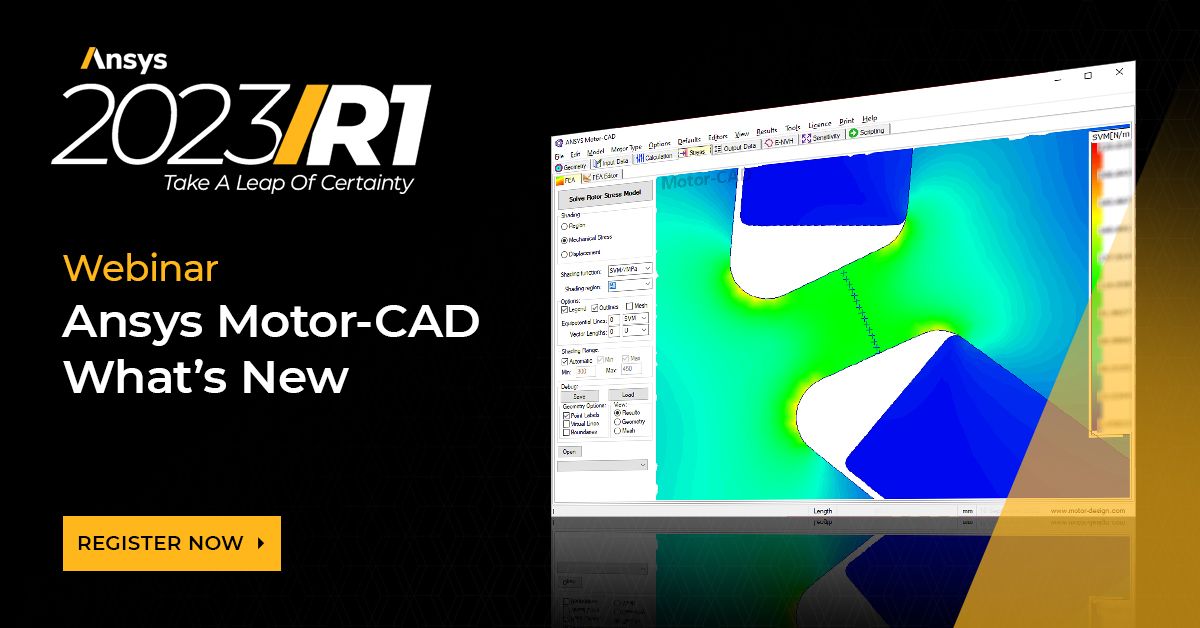 Ansys 2023 RI: Ansys Motor-CAD What’s New | Ansys