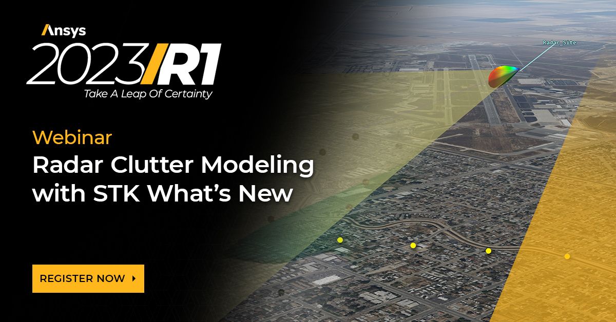 Ansys 2023 R1: Radar Clutter Modeling with STK What’s New | Ansys