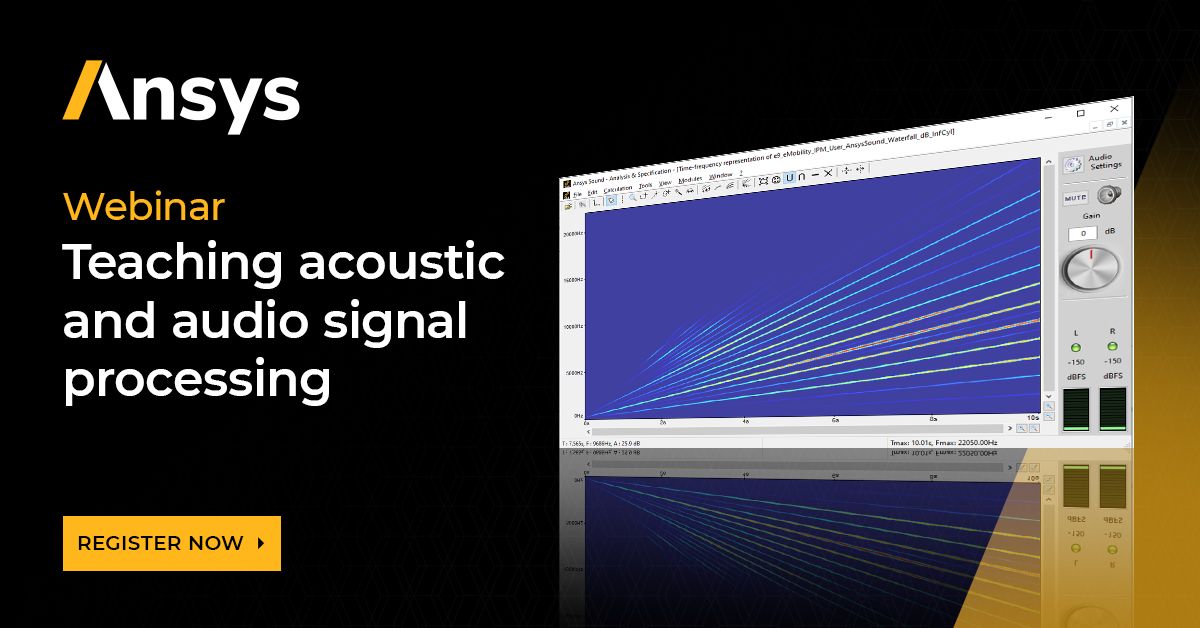 Teaching Acoustic and Audio Signal Processing | Ansys