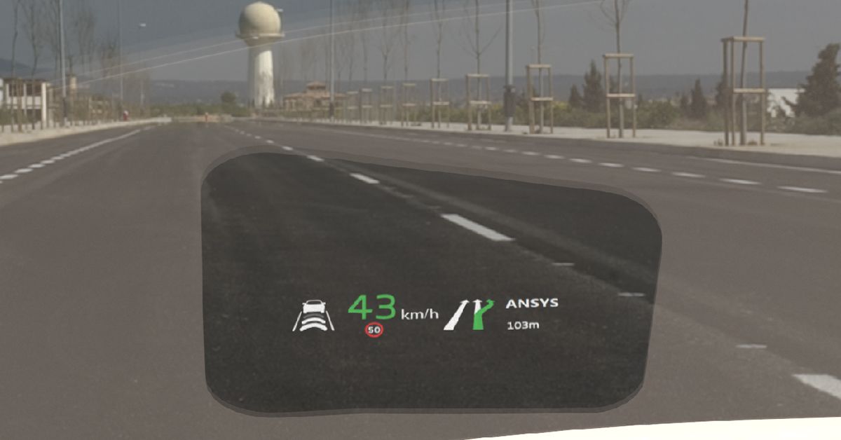 Stray Light in a Head-Up Display Application with Speos and Zemax