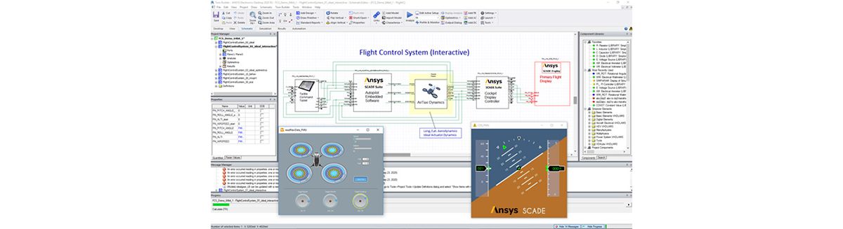 Simulate Flight Control Systems With Embedded Software in the Loop