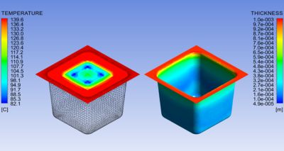 Innovative Contact Heating in Thermoforming Processes | Ansys